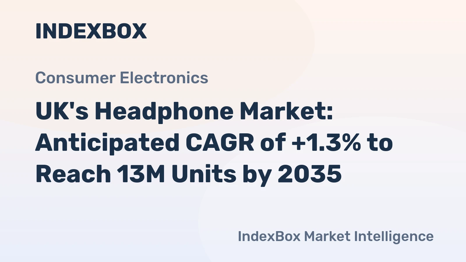 UK's Headphone Market: Anticipated CAGR of +1.3% to Reach 13M Units by 2035
