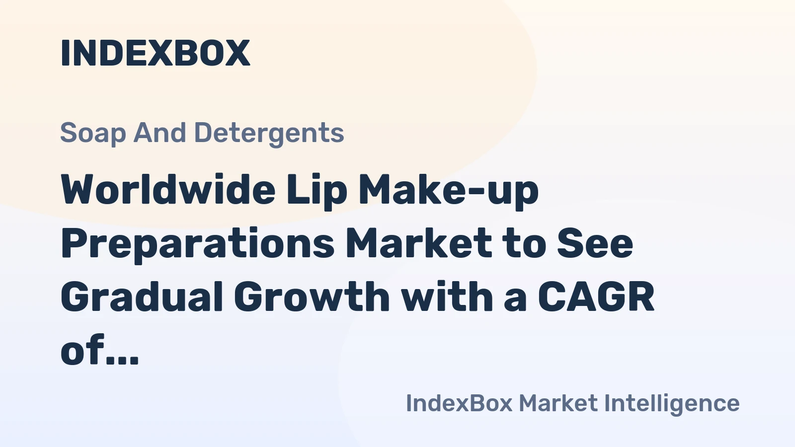 Worldwide Lip Make-up Preparations Market to See Gradual Growth with a CAGR of +0.6% 2024-2035
