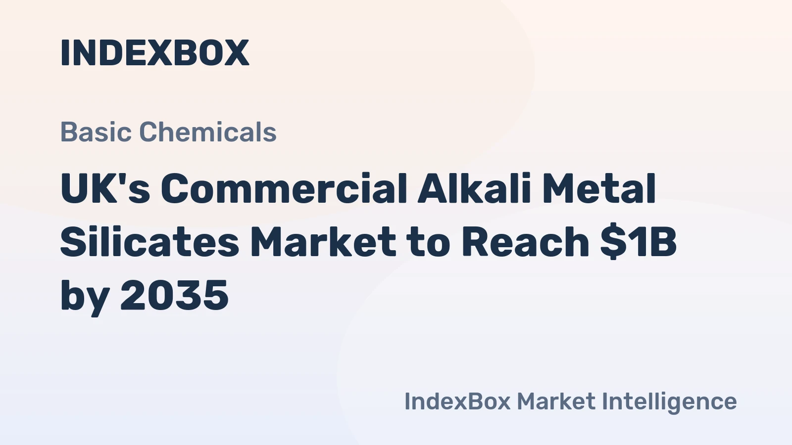 UK's Commercial Alkali Metal Silicates Market to Reach $1B by 2035