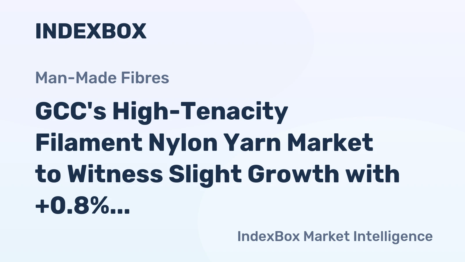GCC's High-Tenacity Filament Nylon Yarn Market to Witness Slight Growth with +0.8% CAGR by 2035