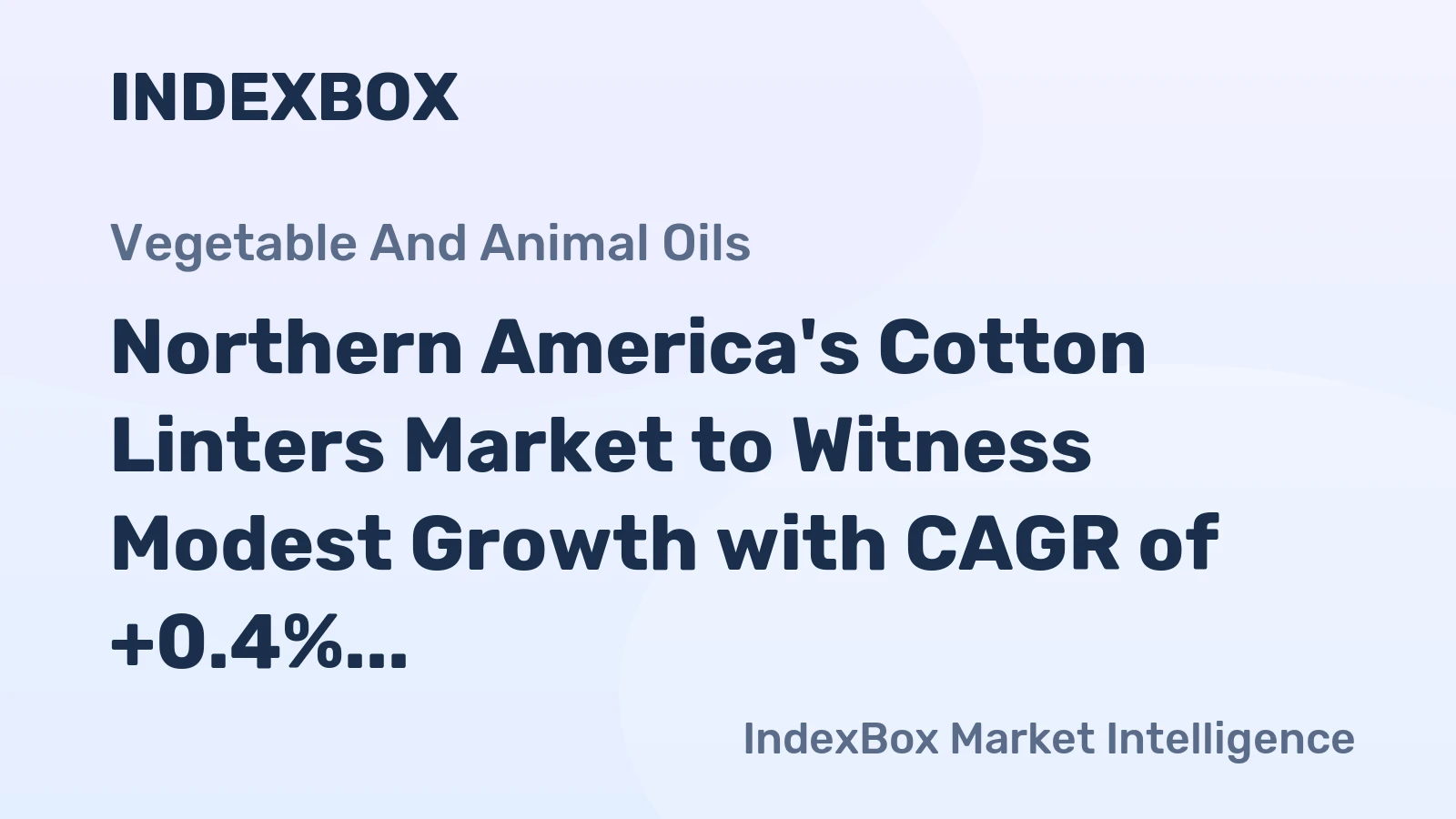 Northern America's Cotton Linters Market to Witness Modest Growth with CAGR of +0.4% from 2024-2035