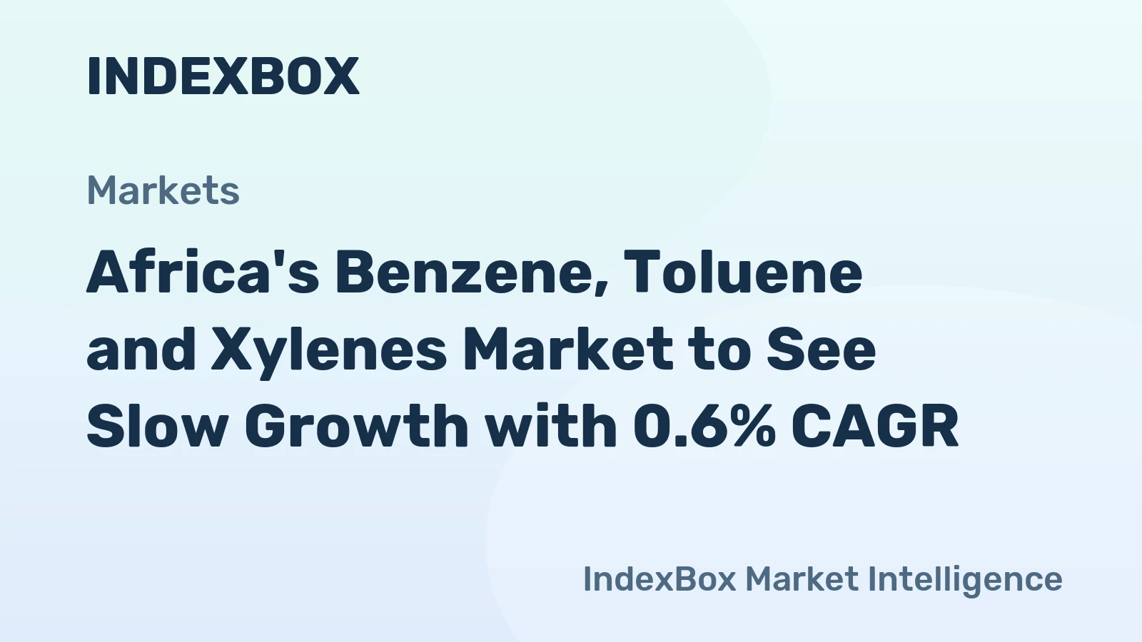 Africa's Benzene, Toluene and Xylenes Market to See Slow Growth with 0.6% CAGR