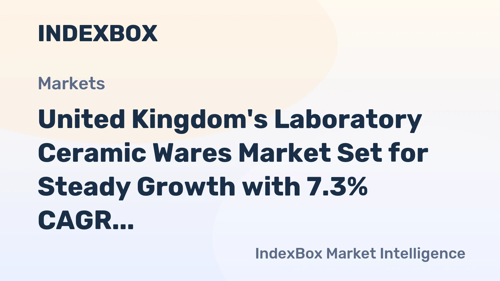 United Kingdom's Laboratory Ceramic Wares Market Set for Steady Growth with 7.3% CAGR in Value