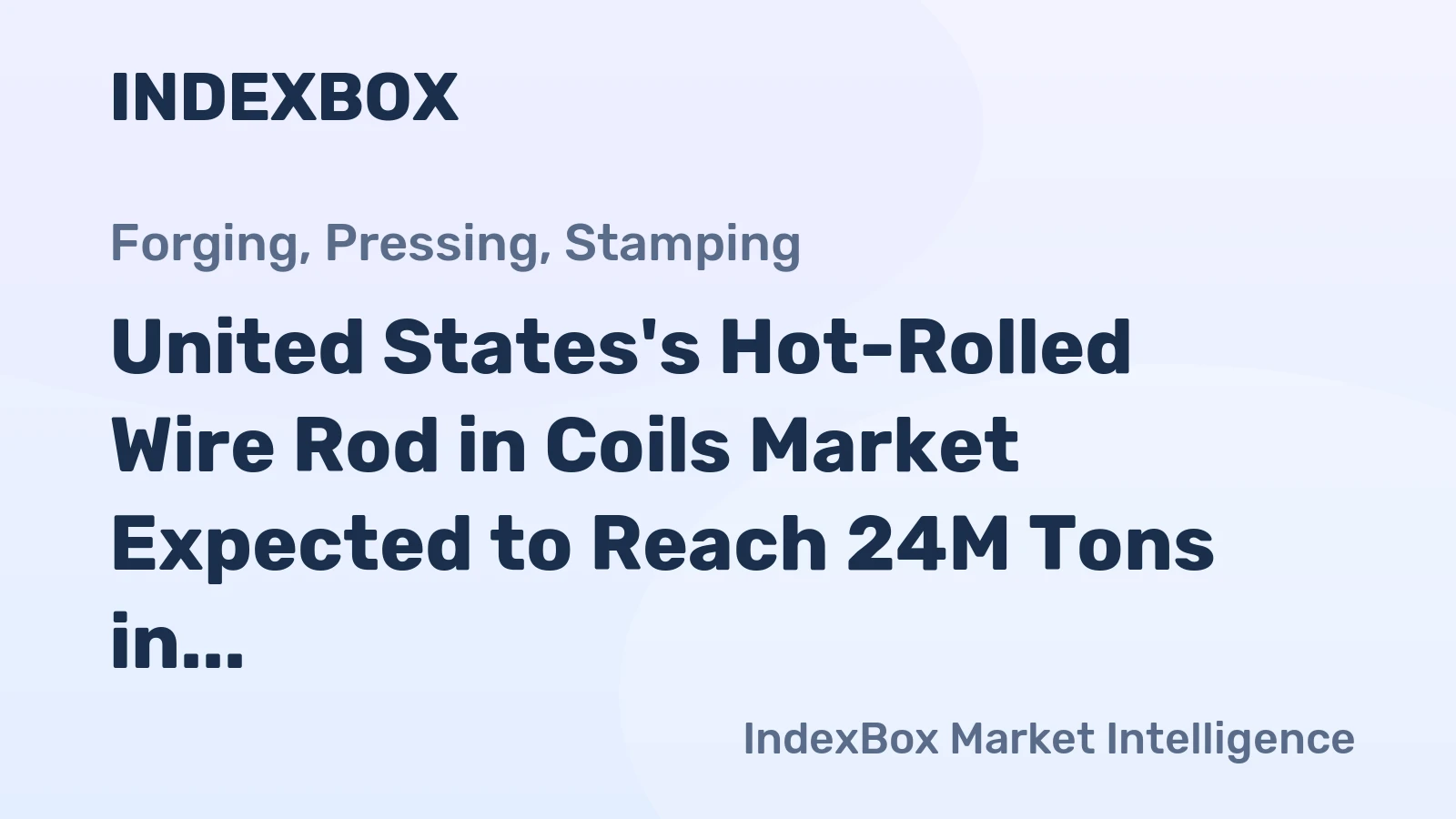 United States's Hot-Rolled Wire Rod in Coils Market Expected to Reach 24M Tons in Volume and $35B in Value by 2035