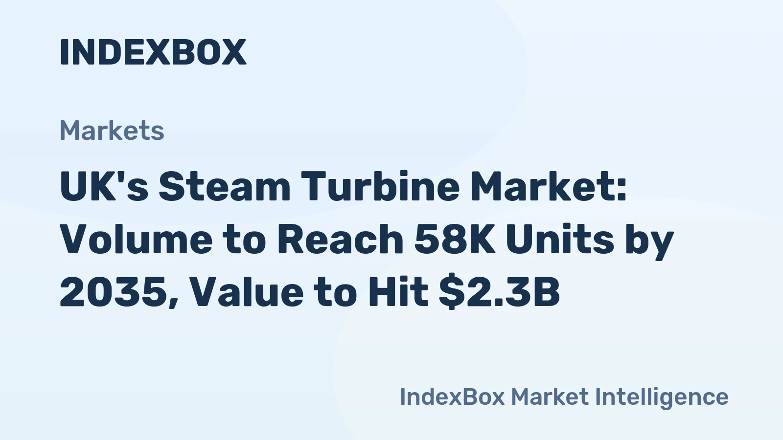 UK's Steam Turbine Market: Volume to Reach 58K Units by 2035, Value to Hit $2.3B
