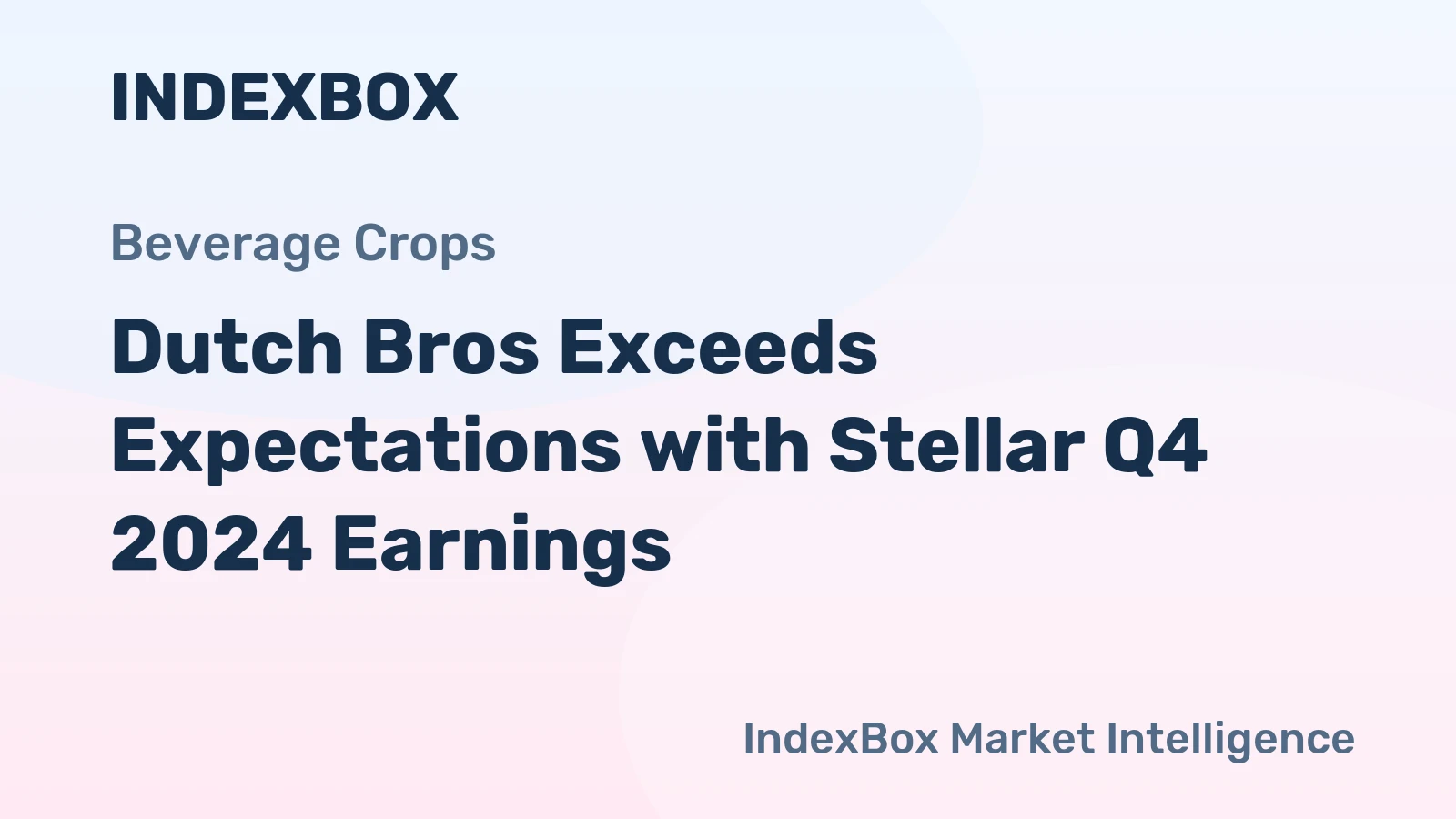 Dutch Bros Exceeds Expectations with Stellar Q4 2024 Earnings
