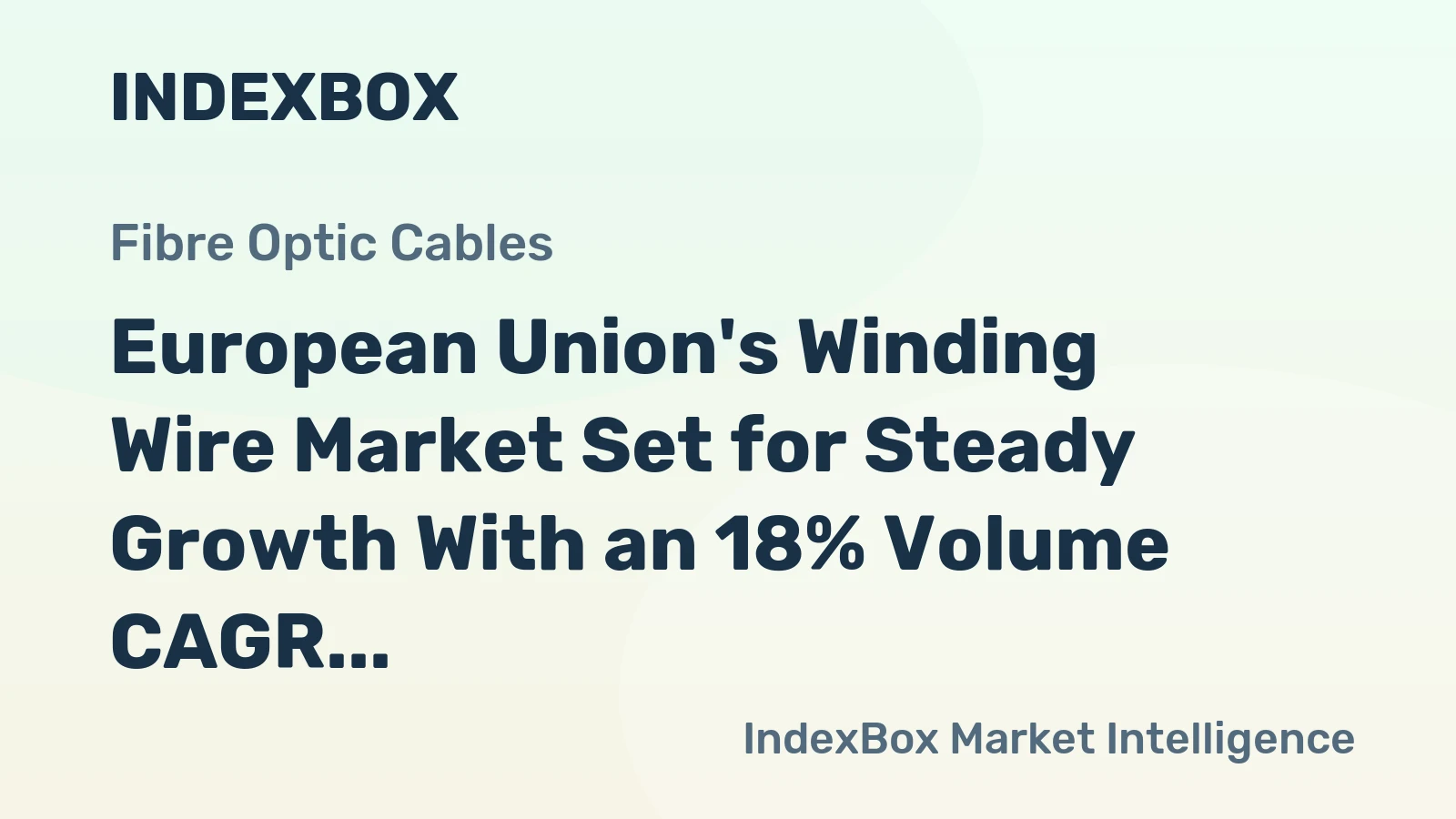 European Union's Winding Wire Market Set for Steady Growth With an 18% Volume CAGR Through 2035