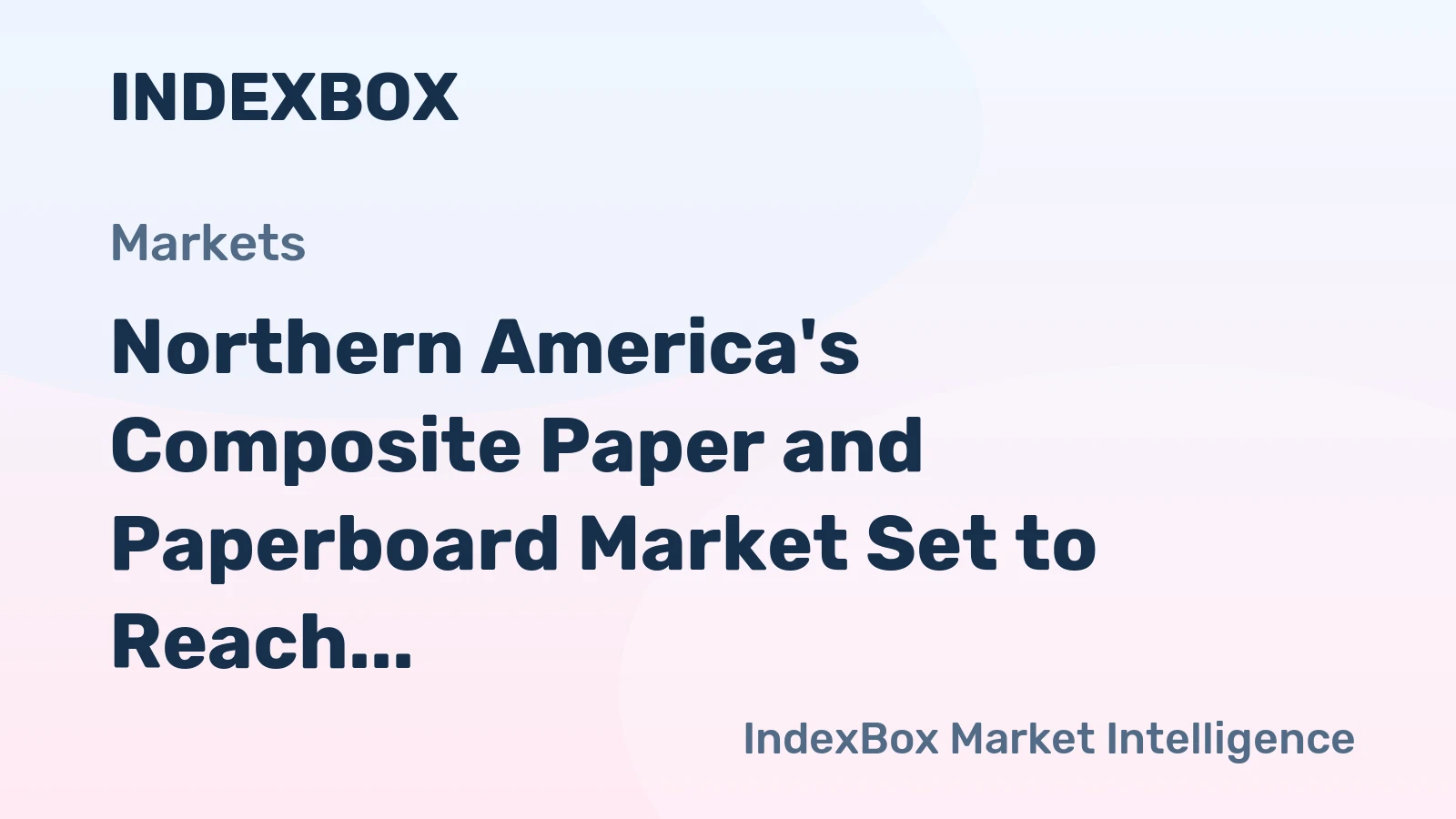 Northern America's Composite Paper and Paperboard Market Set to Reach 766K Tons Valued at $1.2 Billion by 2035