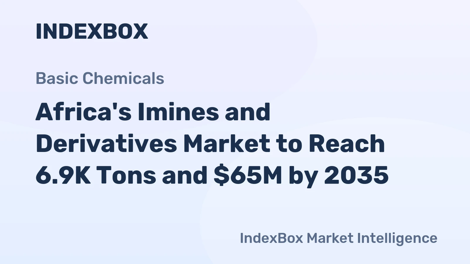 Africa's Imines and Derivatives Market to Reach 6.9K Tons and $65M by 2035