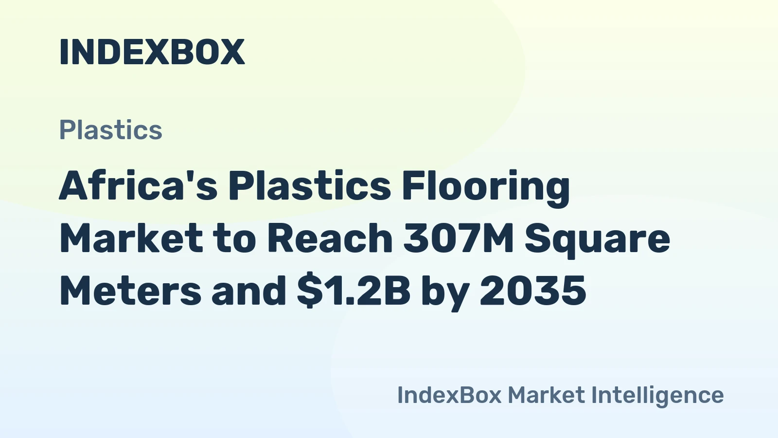 Africa's Plastics Flooring Market to Reach 307M Square Meters and $1.2B by 2035