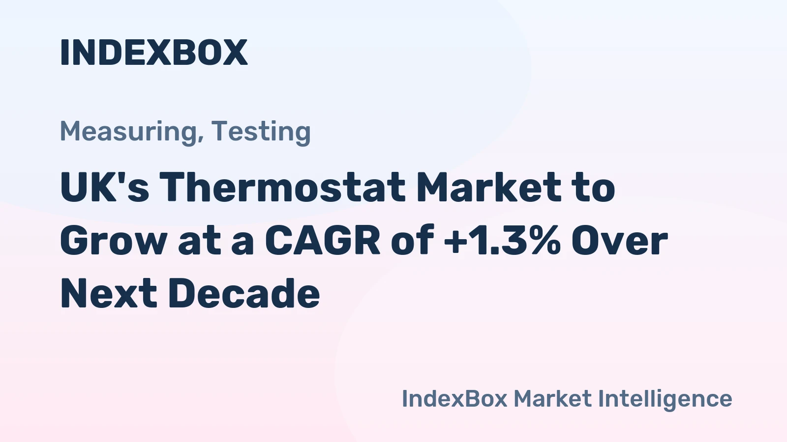 UK's Thermostat Market to Grow at a CAGR of +1.3% Over Next Decade