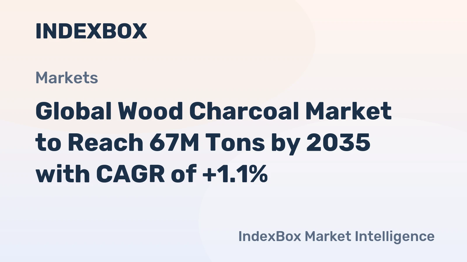Global Wood Charcoal Market to Reach 67M Tons by 2035 with CAGR of +1.1%