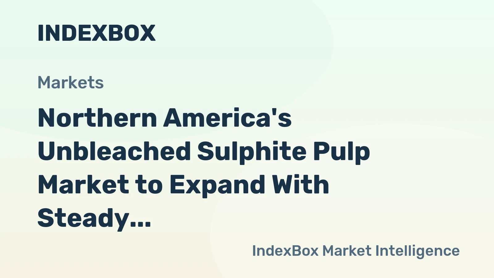 Northern America's Unbleached Sulphite Pulp Market to Expand With Steady CAGR Amid Strong US Dominance