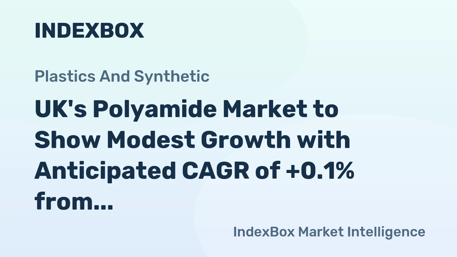 UK's Polyamide Market to Show Modest Growth with Anticipated CAGR of +0.1% from 2024 to 2035