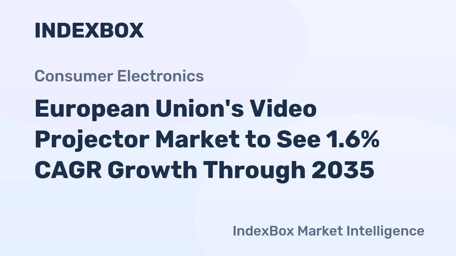 European Union's Video Projector Market to See 1.6% CAGR Growth Through 2035