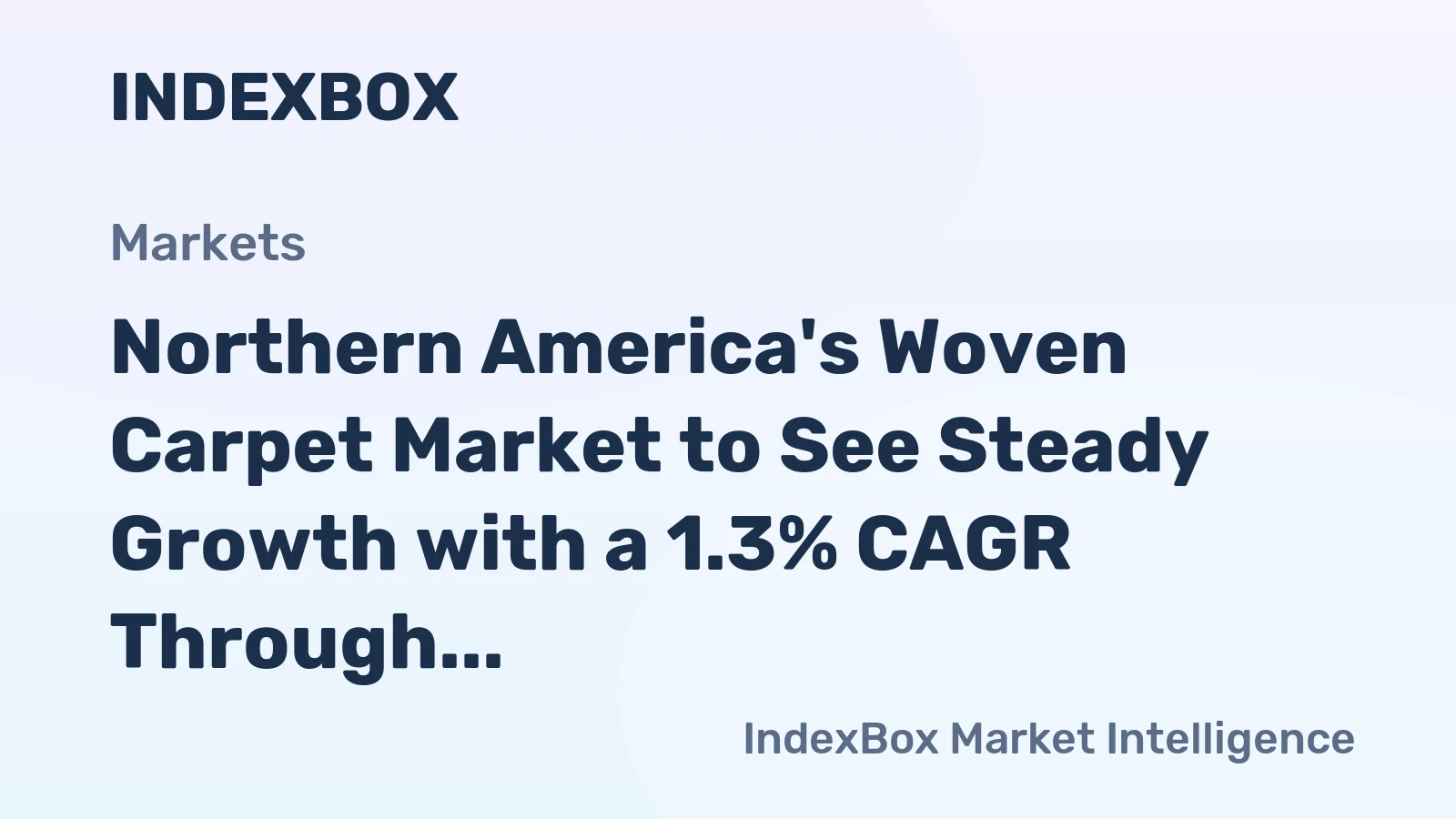 Northern America's Woven Carpet Market to See Steady Growth with a 1.3% CAGR Through 2035