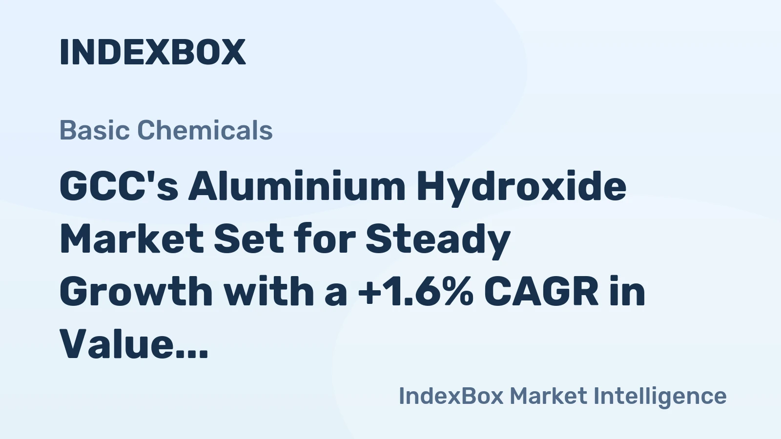 GCC's Aluminium Hydroxide Market Set for Steady Growth with a +1.6% CAGR in Value