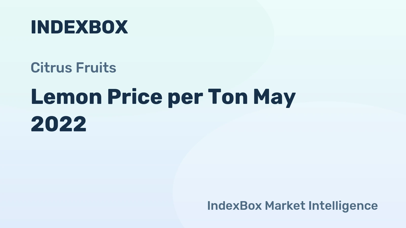 Lemon Price per Ton May 2022