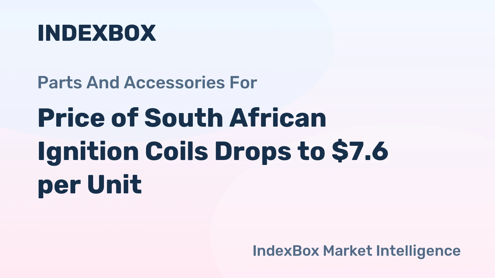 Price of South African Ignition Coils Drops to $7.6 per Unit