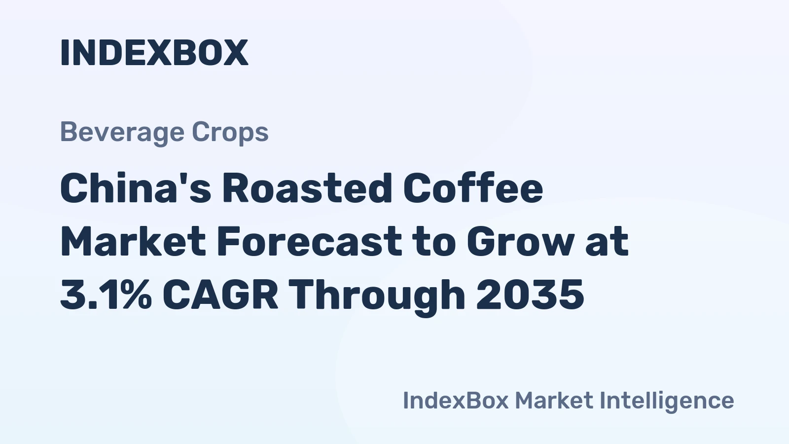 China's Roasted Coffee Market Forecast to Grow at 3.1% CAGR Through 2035