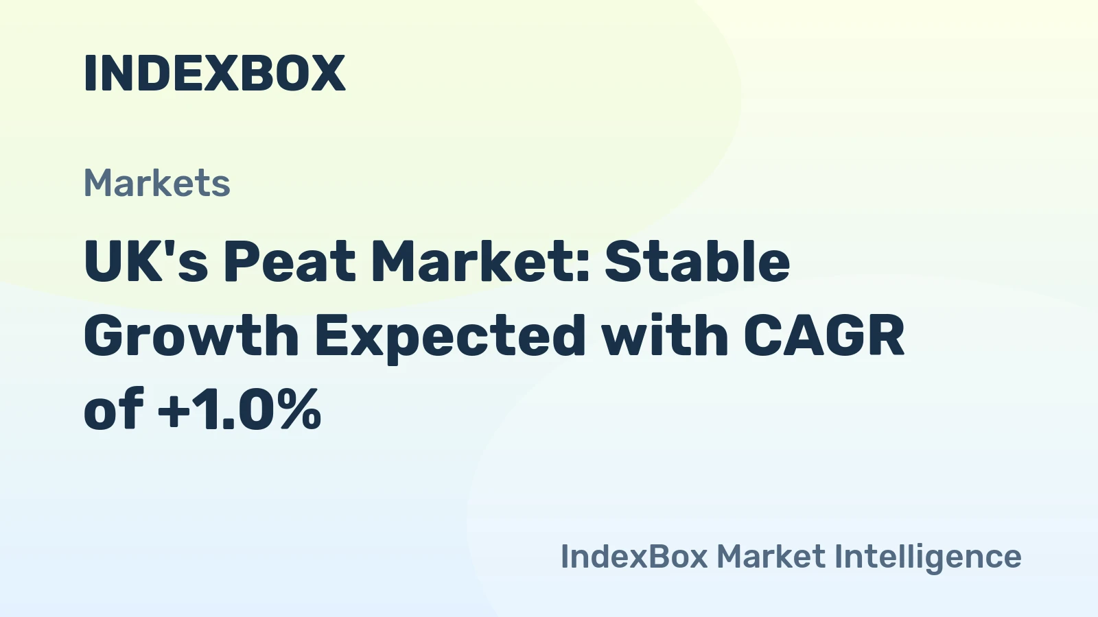 UK's Peat Market: Stable Growth Expected with CAGR of +1.0%