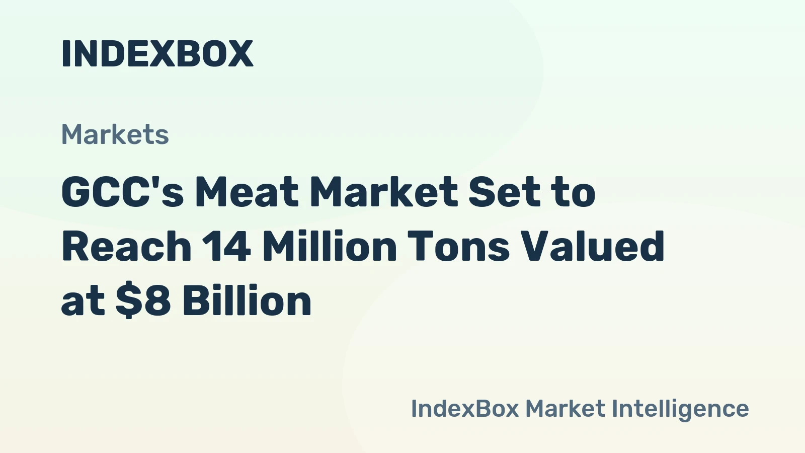 GCC's Meat Market Set to Reach 14 Million Tons Valued at $8 Billion