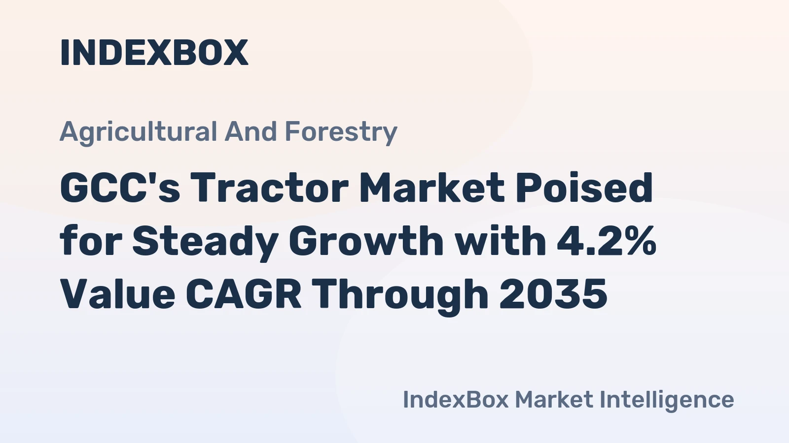 GCC's Tractor Market Poised for Steady Growth with 4.2% Value CAGR Through 2035
