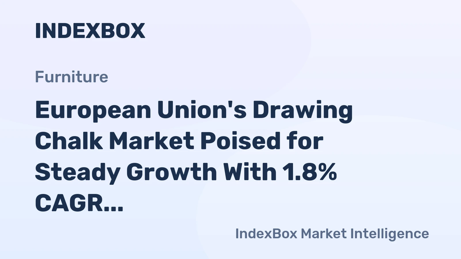 European Union's Drawing Chalk Market Poised for Steady Growth With 1.8% CAGR Through 2035