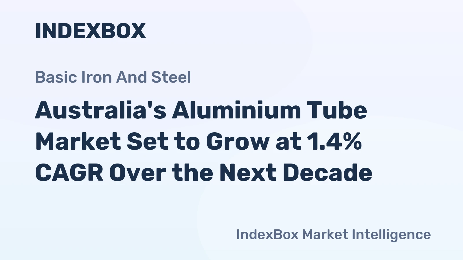 Australia's Aluminium Tube Market Set to Grow at 1.4% CAGR Over the Next Decade