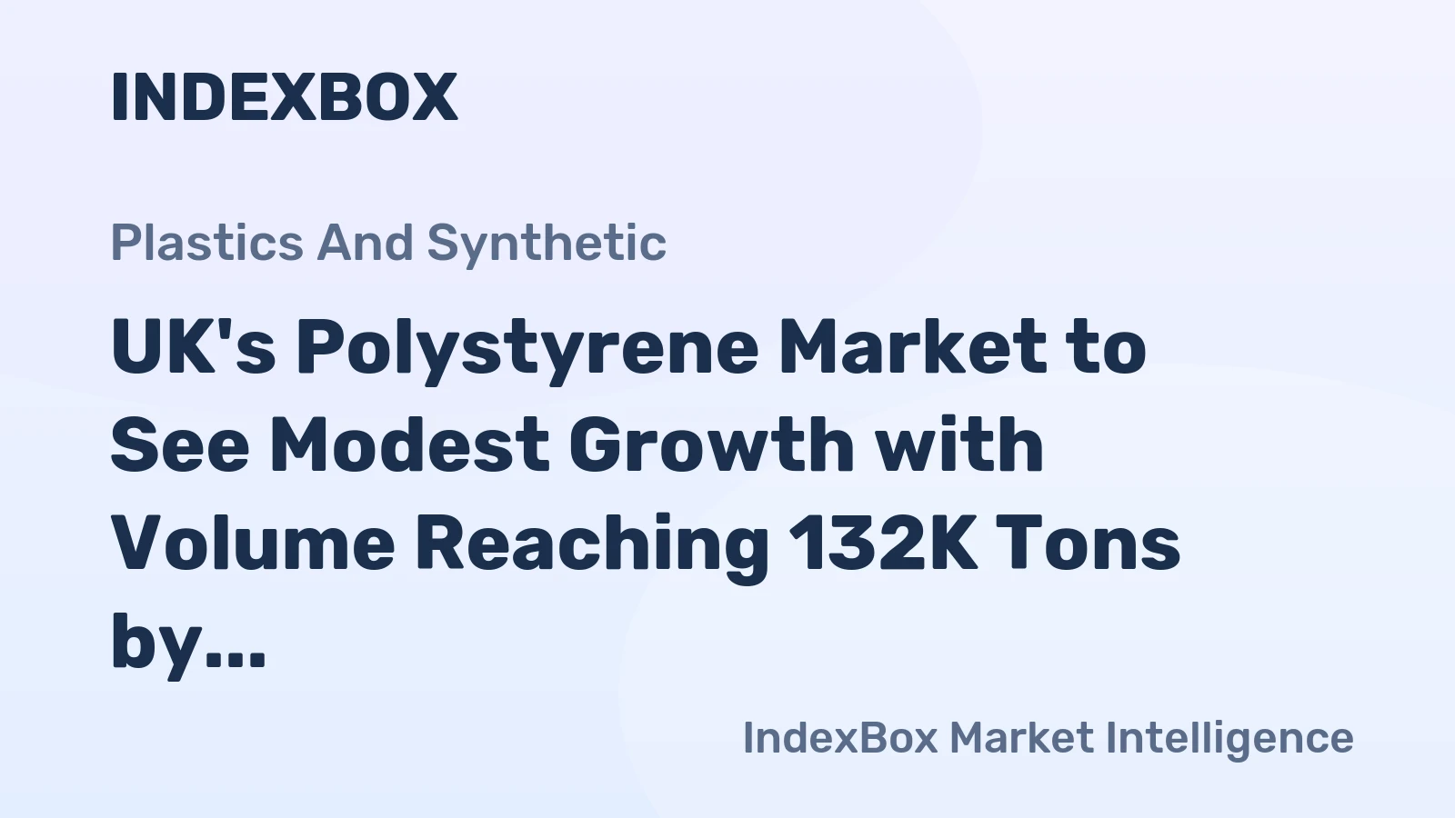 UK's Polystyrene Market to See Modest Growth with Volume Reaching 132K Tons by 2035