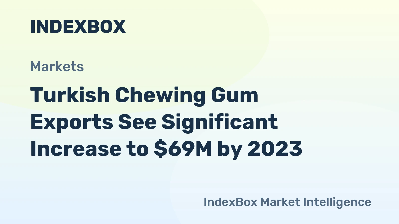 Turkish Chewing Gum Exports See Significant Increase to $69M by 2023
