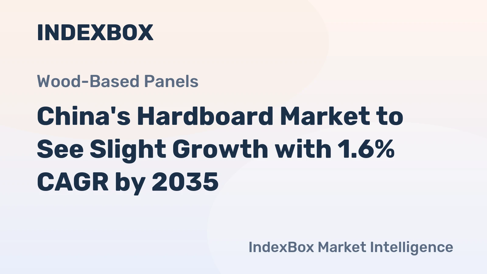 China's Hardboard Market to See Slight Growth with 1.6% CAGR by 2035