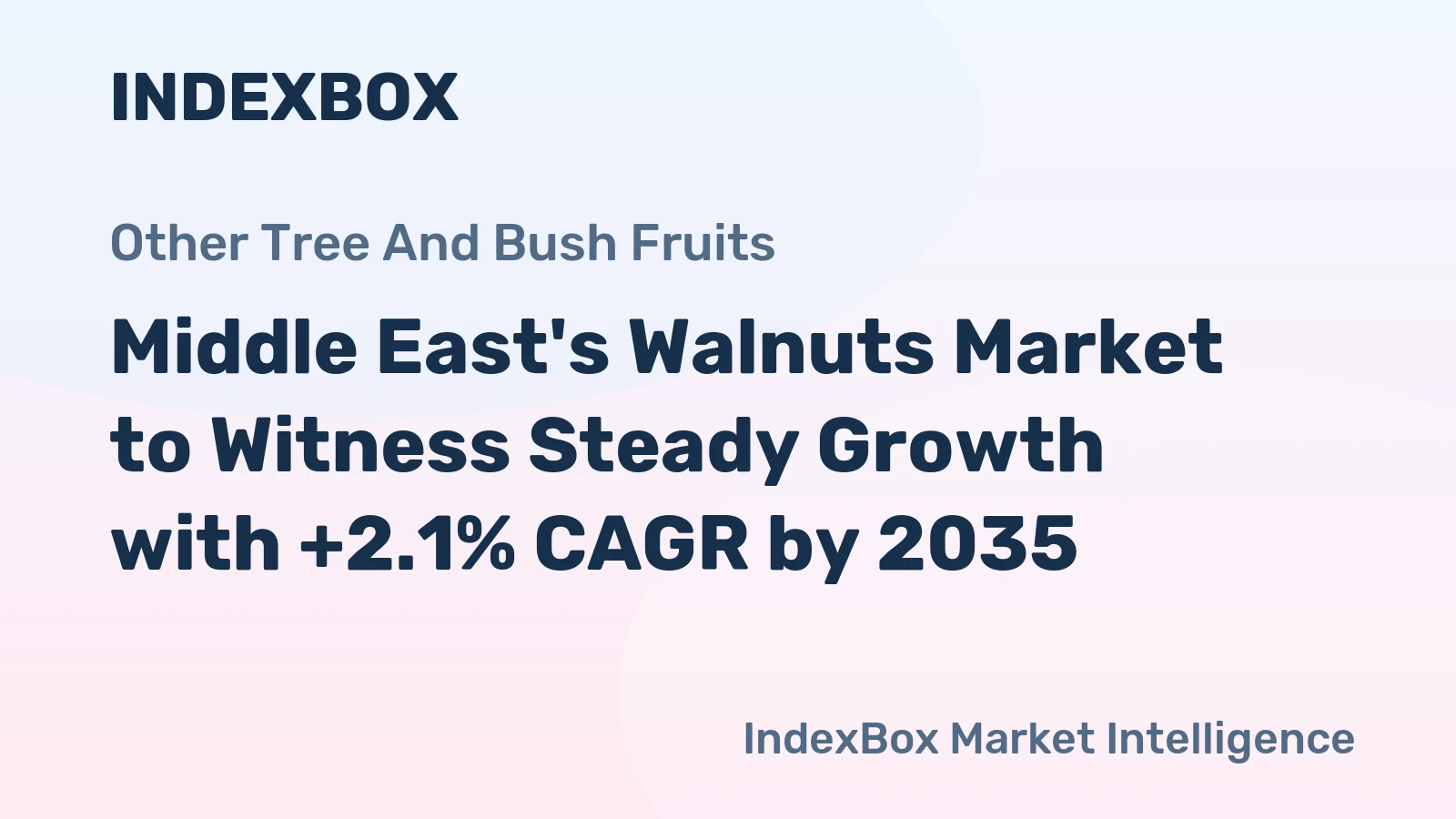 Middle East's Walnuts Market to Witness Steady Growth with +2.1% CAGR by 2035