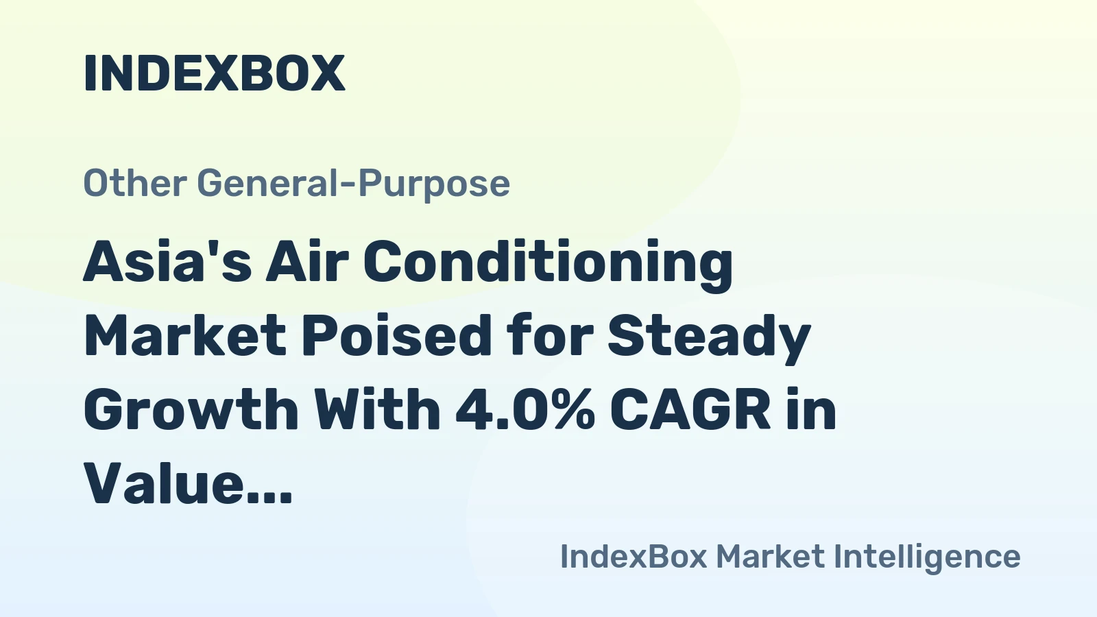 Asia's Air Conditioning Market Poised for Steady Growth With 4.0% CAGR in Value Through 2035