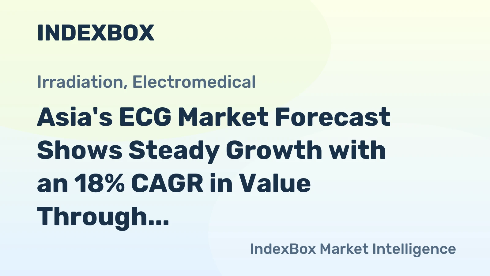 Asia's ECG Market Forecast Shows Steady Growth with an 18% CAGR in Value Through 2035
