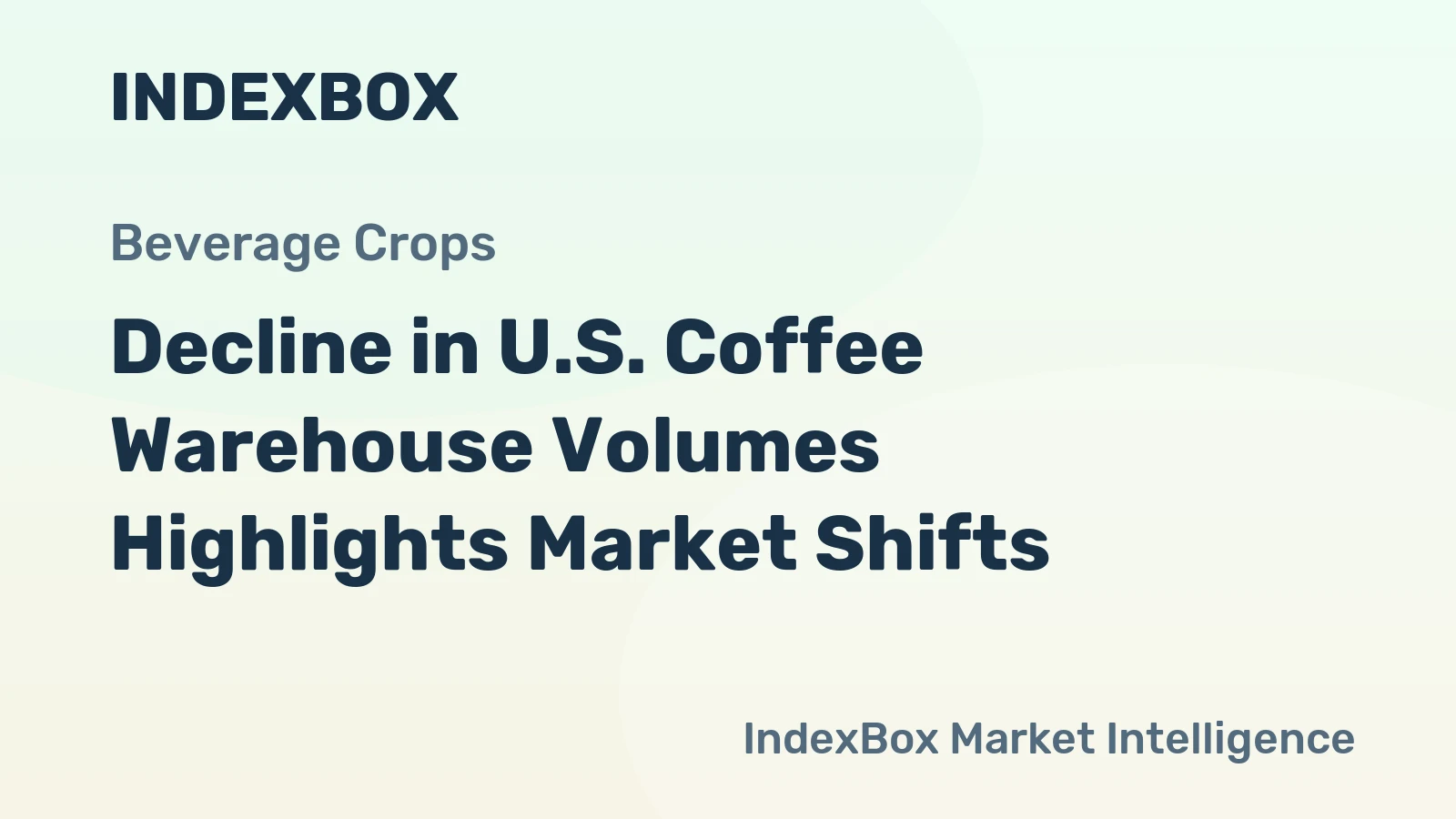 Decline in U.S. Coffee Warehouse Volumes Highlights Market Shifts
