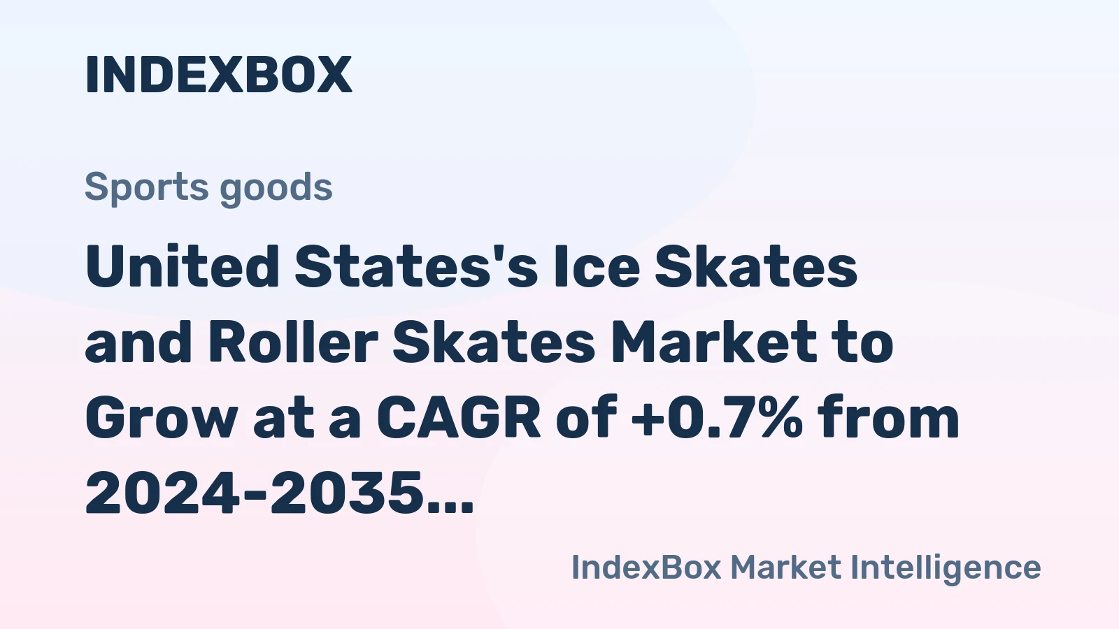 United States's Ice Skates and Roller Skates Market to Grow at a CAGR of +0.7% from 2024-2035, Reaching 8.5M Pairs by 2035