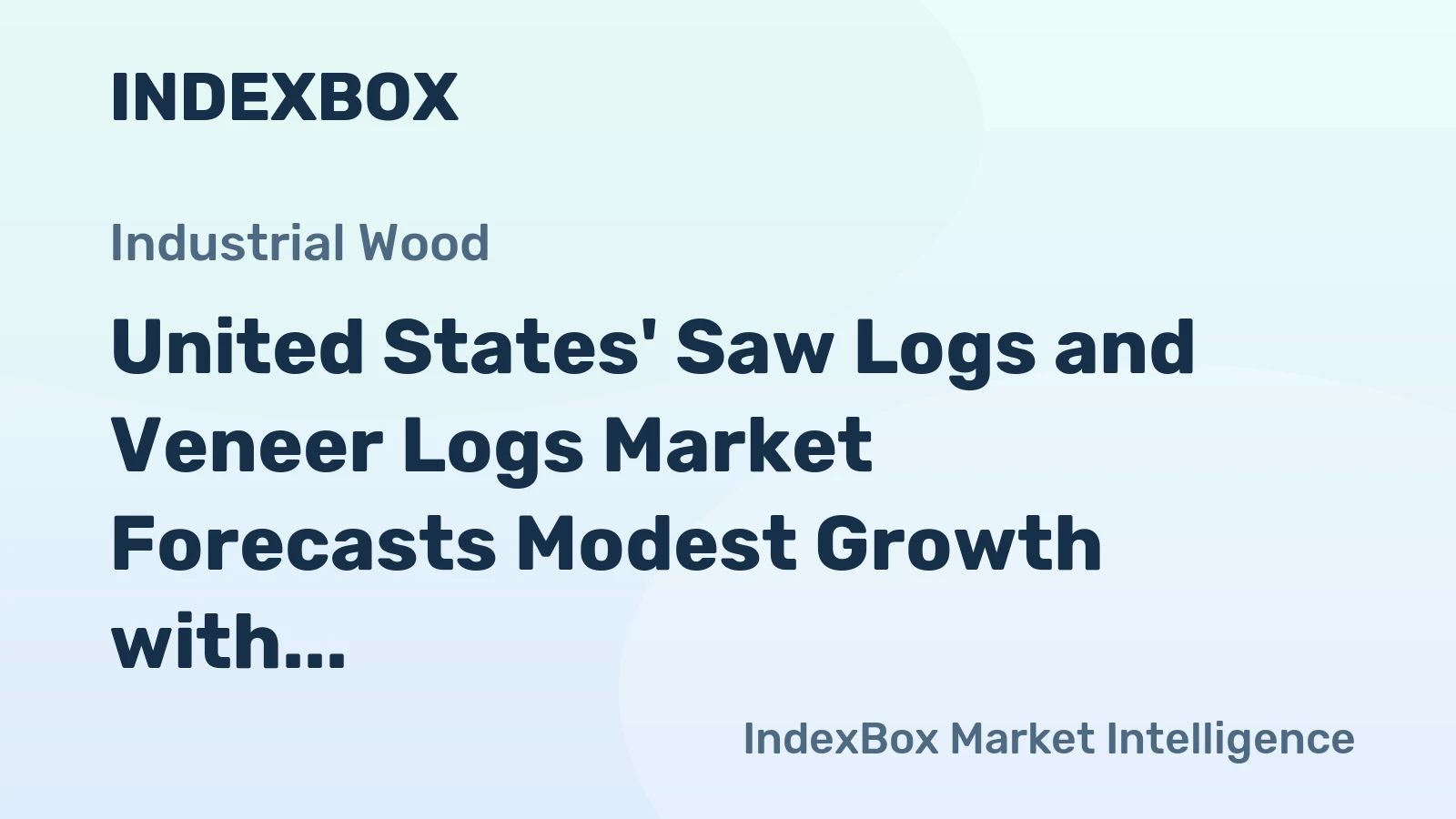 United States' Saw Logs and Veneer Logs Market Forecasts Modest Growth with a +0.2% Volume CAGR Through 2035