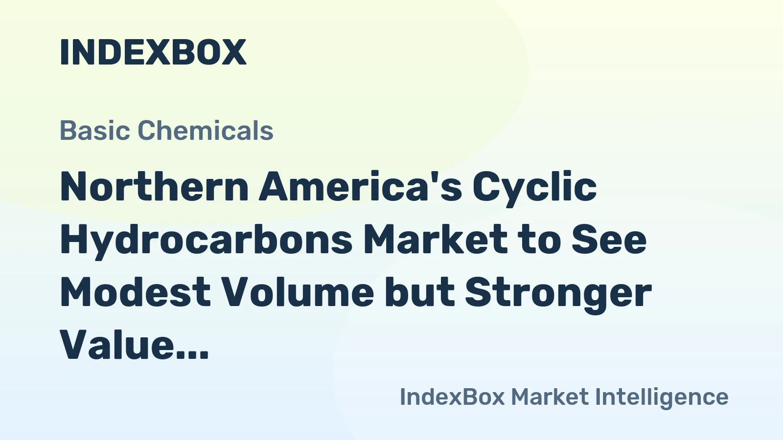 Northern America's Cyclic Hydrocarbons Market to See Modest Volume but Stronger Value Growth Through 2035