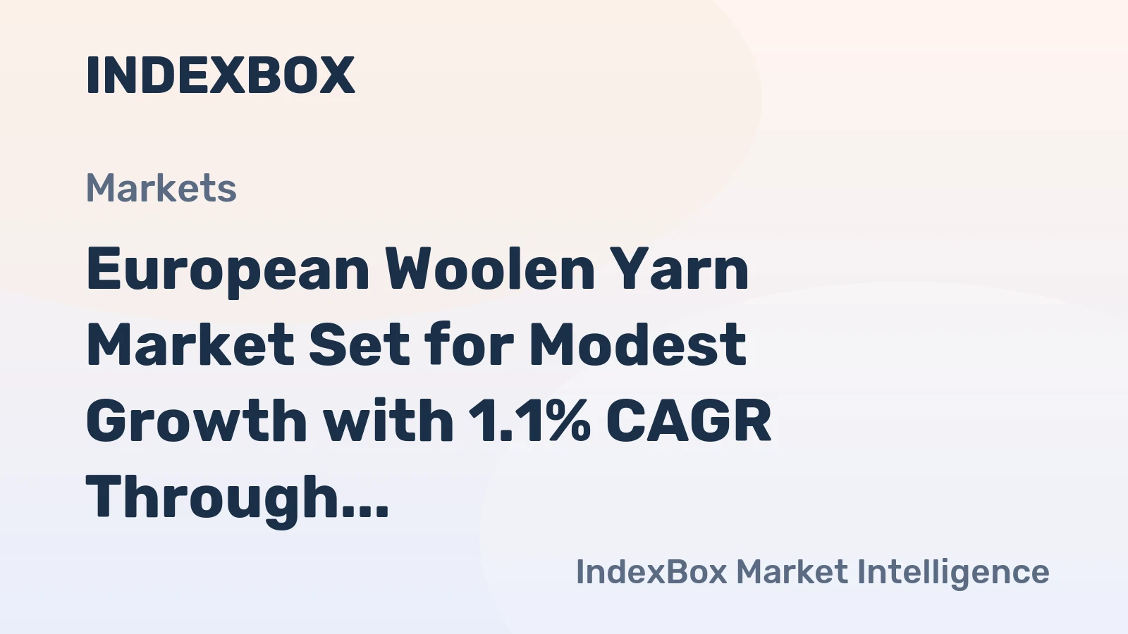 European Woolen Yarn Market Set for Modest Growth with 1.1% CAGR Through 2035