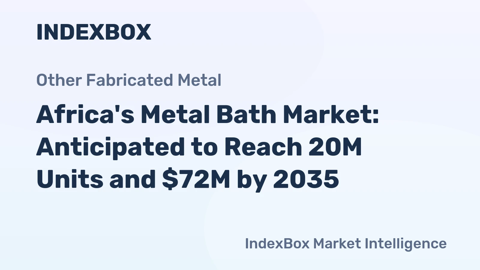 Africa's Metal Bath Market: Anticipated to Reach 20M Units and $72M by 2035