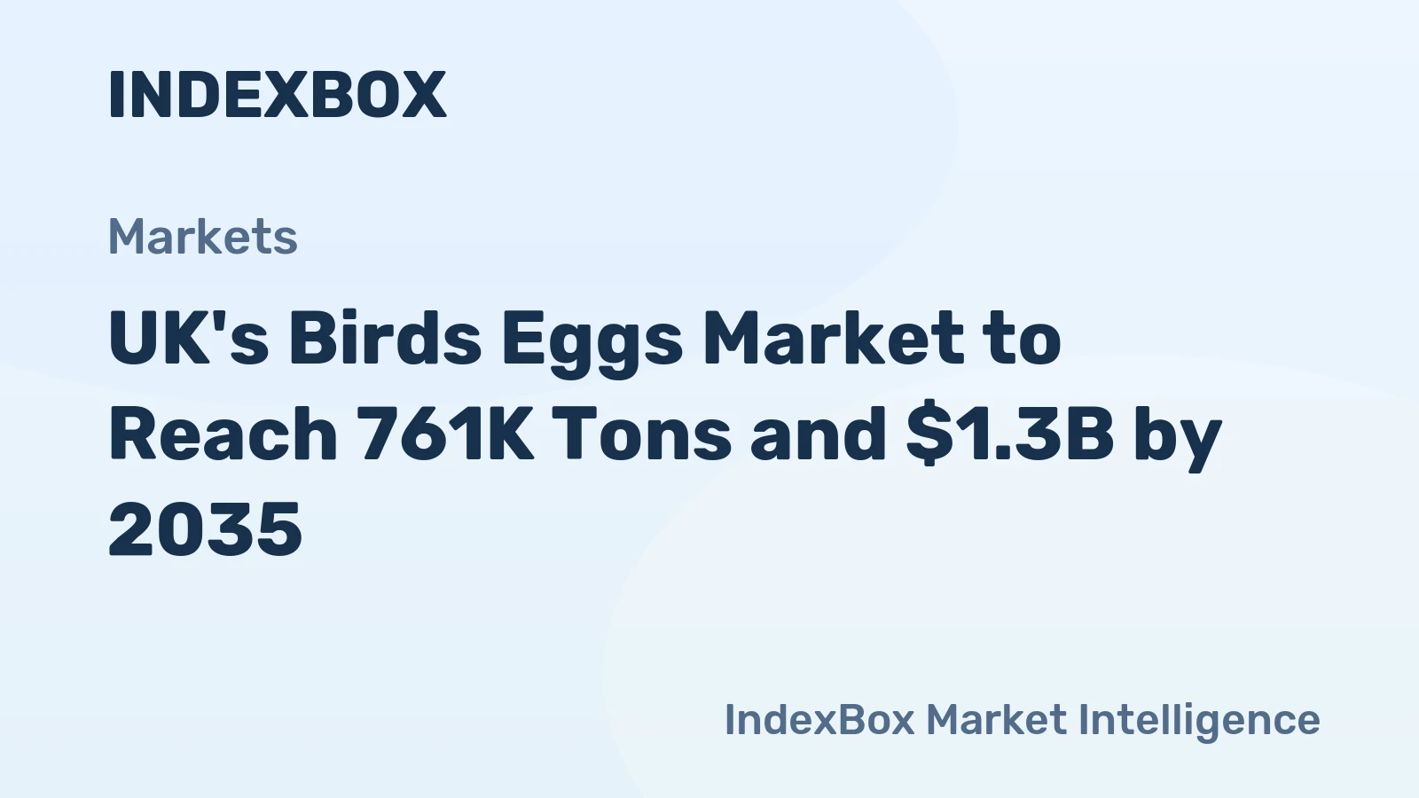 UK's Birds Eggs Market to Reach 761K Tons and $1.3B by 2035