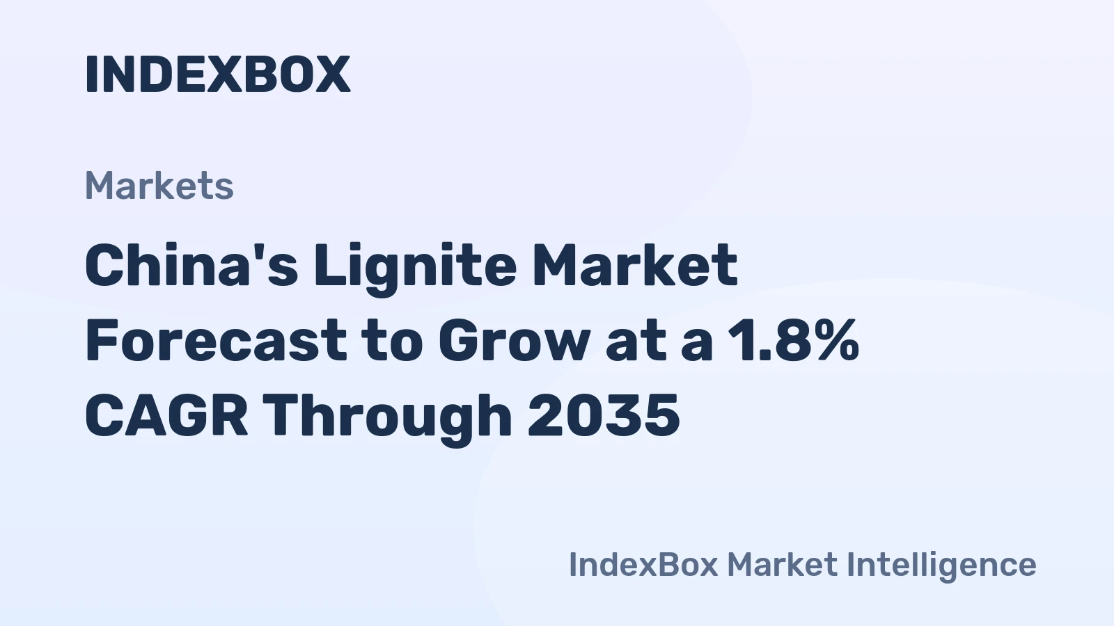 China's Lignite Market Forecast to Grow at a 1.8% CAGR Through 2035