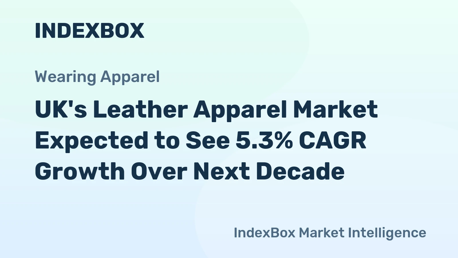 UK's Leather Apparel Market Expected to See 5.3% CAGR Growth Over Next Decade
