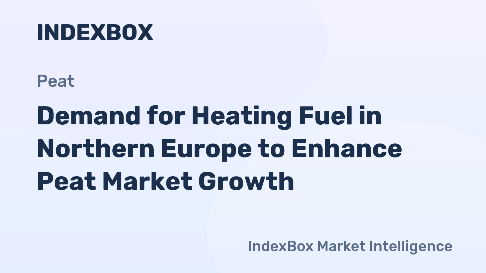 Demand for Heating Fuel in Northern Europe to Enhance Peat Market Growth