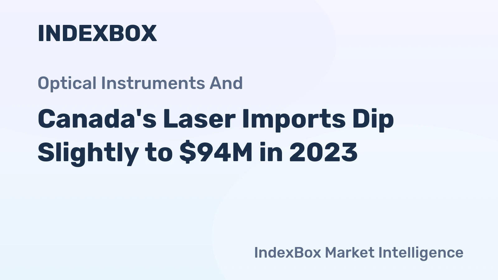 Canada's Laser Imports Dip Slightly to $94M in 2023