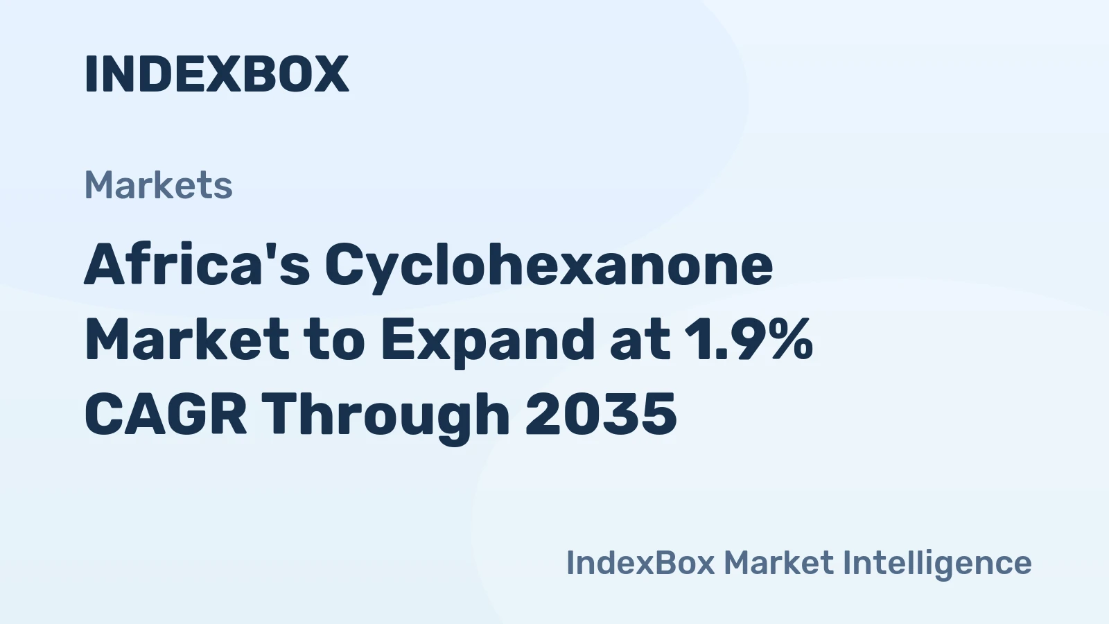 Africa's Cyclohexanone Market to Expand at 1.9% CAGR Through 2035