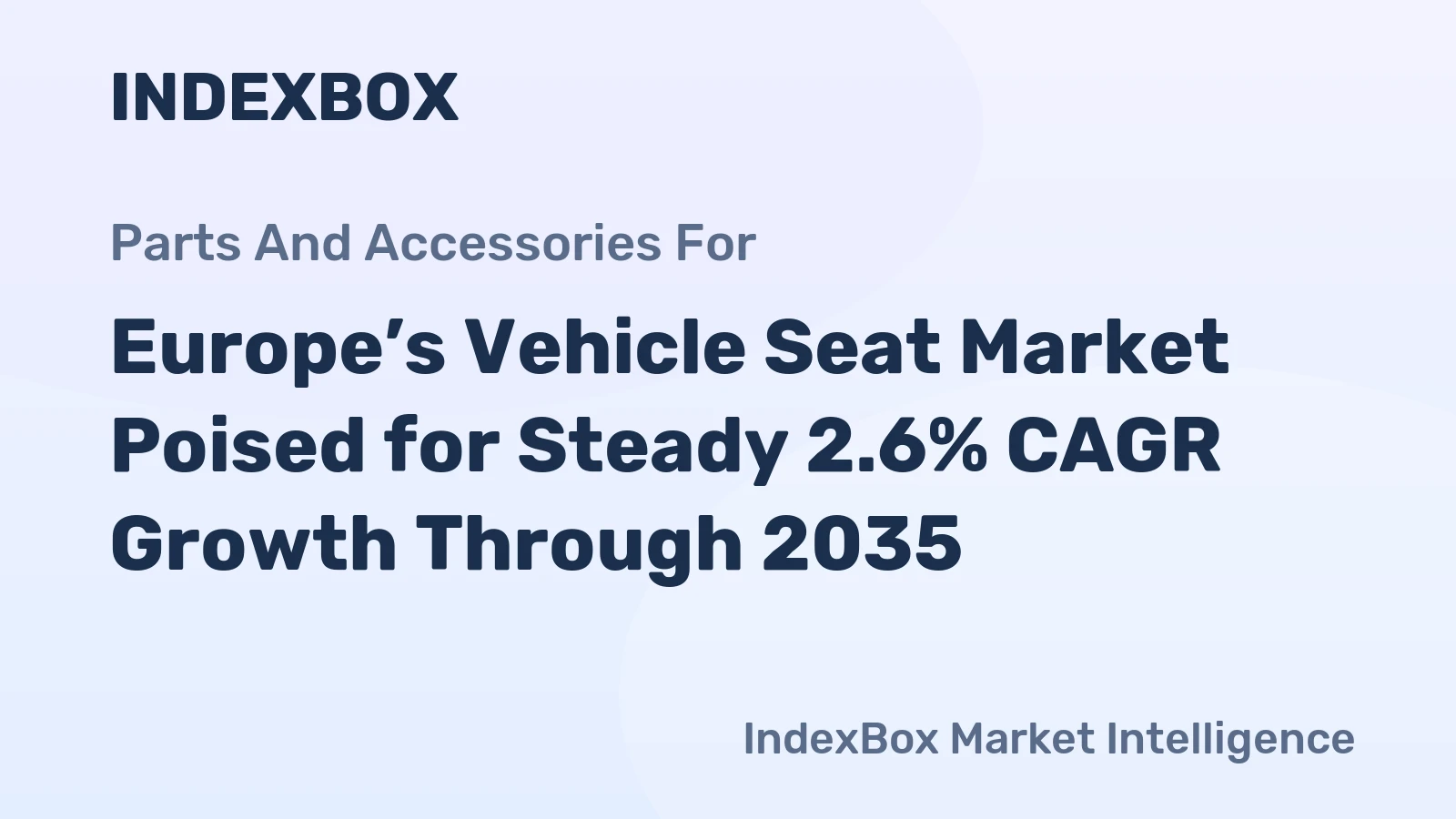 Europe’s Vehicle Seat Market Poised for Steady 2.6% CAGR Growth Through 2035