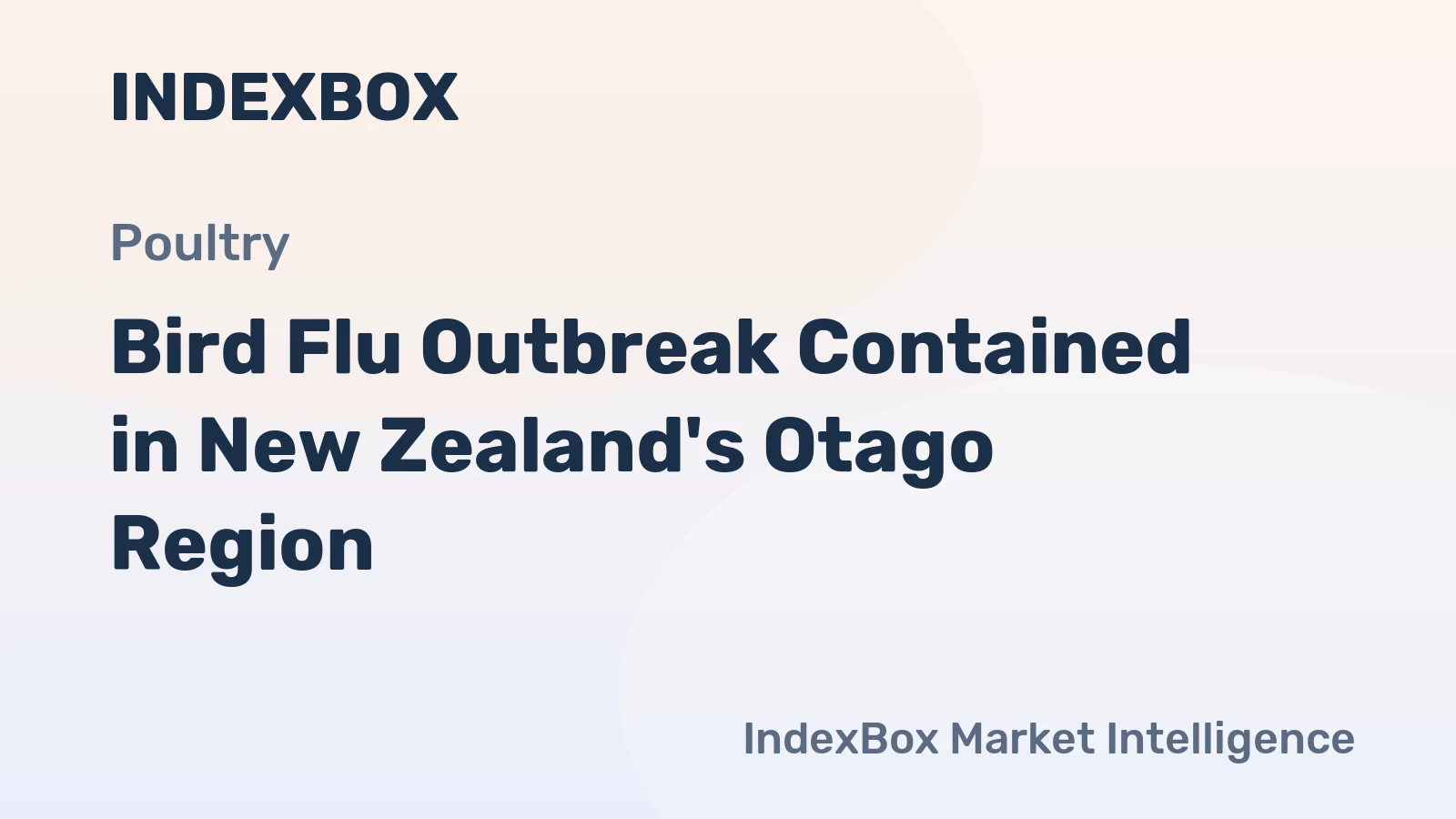 Bird Flu Outbreak Contained in New Zealand's Otago Region