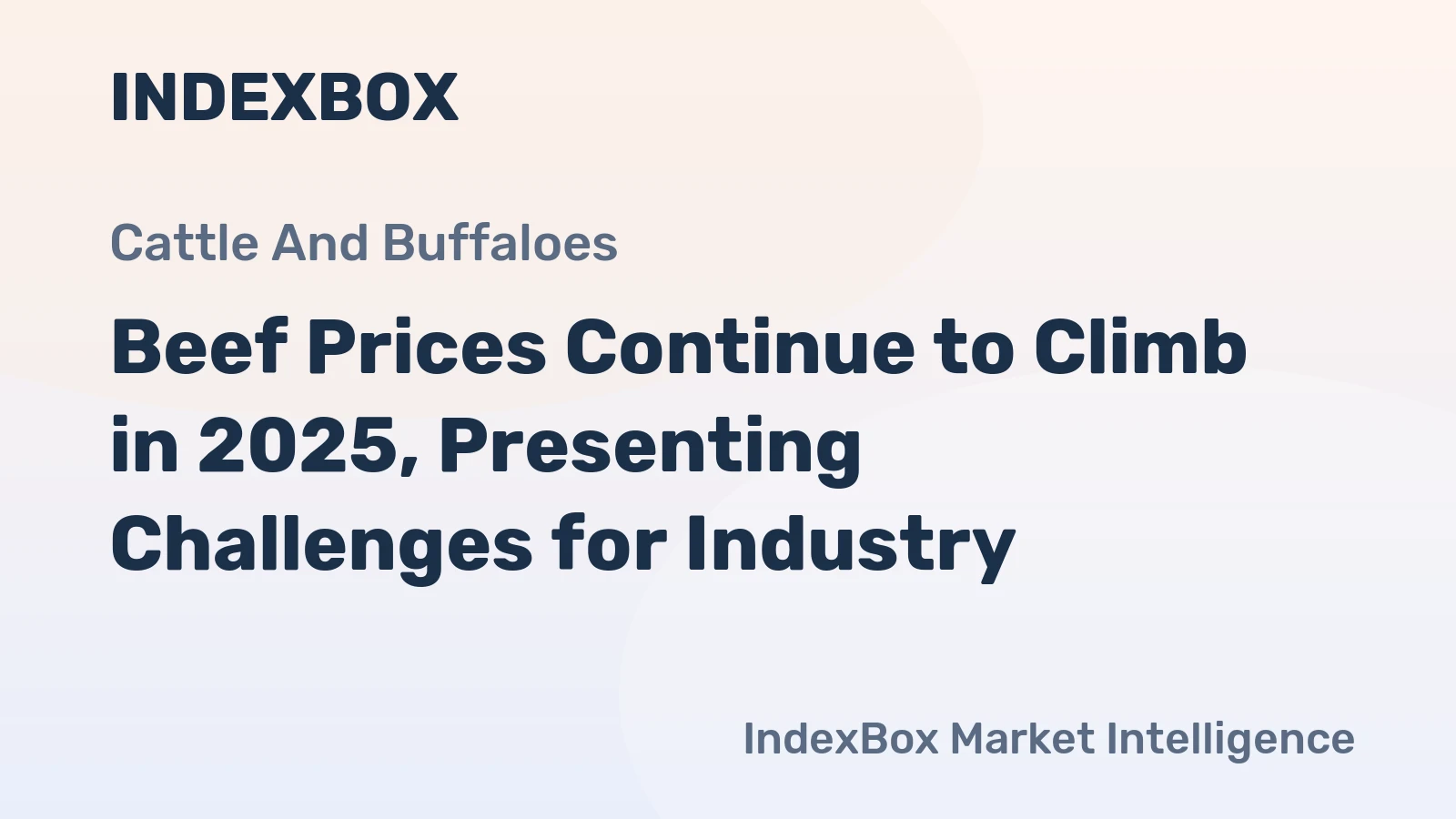Beef Prices Continue to Climb in 2025, Presenting Challenges for Industry